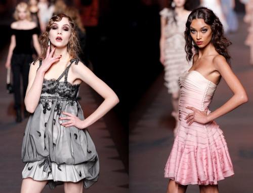 FOTOGALERIE Ultimul spectacol Galliano pentru Dior: O colectie scoasa ...