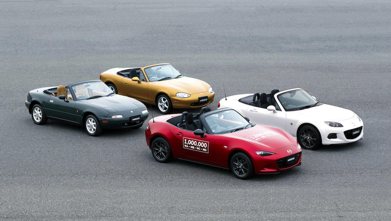 Mazda a produs un milion de masini MX-5 – cea mai de succes masina ...