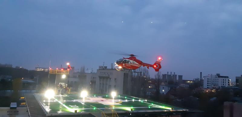 FOTO Cum arată primul heliport al unui spital din București, testat ...