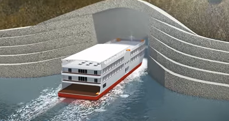 VIDEO Primul tunel pentru vapoare din lume va fi construit în Norvegia ...