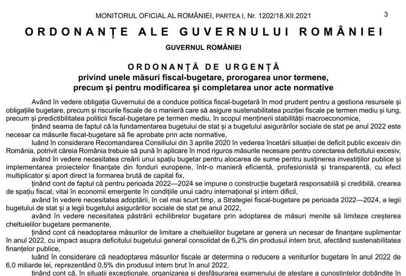 Ordonanța trenuleț, în Monitorul oficial. Câteva noutăți față de ce s-a ...