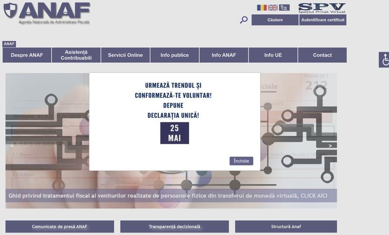 Declarația Unică 2025: Formularul PDF inteligent a fost publicat de ANAF, pentru depunere online ...
