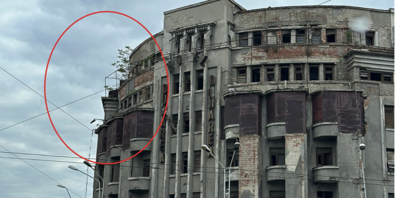 Hotelul Dunărea, de pe vremea când era simbol al găzduirii oaspeților ...