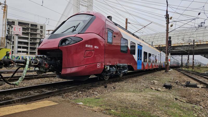 Al doilea tren nou de la Alstom pentru România a ajuns la centrul de ...