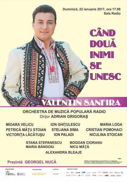 Cand doua inimi se unesc - Concert si lansare CD Valentin Sanfira, la ...