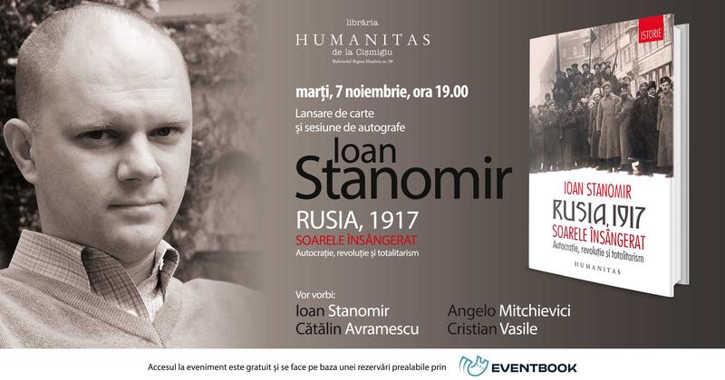 "Rusia, 1917" de Ioan Stanomir - o carte esentiala pentru a intelege ceea ce a fost catastrofa ...