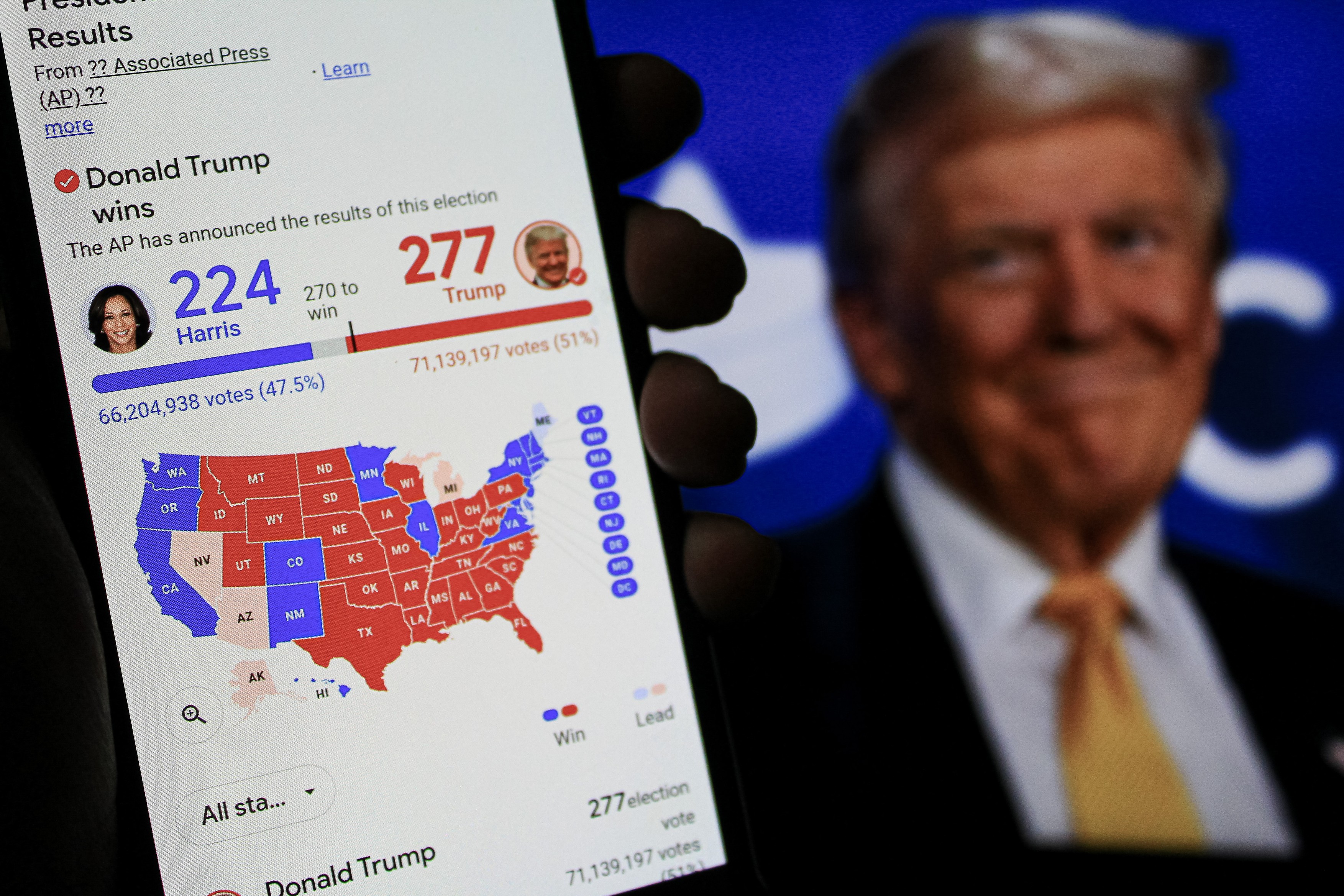 Rezultate alegeri SUA 2024: Victorie categorică pentru Donald Trump în ...