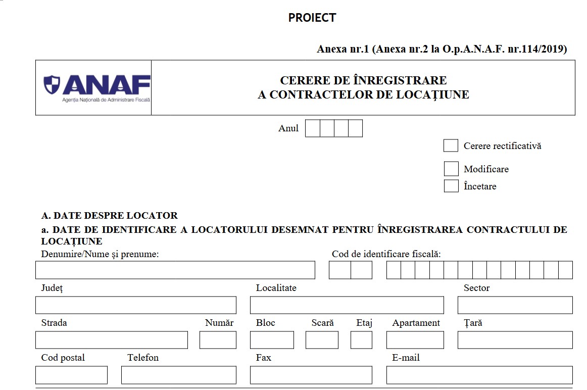 Cei care obțin venituri din chirii trebuie să depună o cerere la ANAF ...