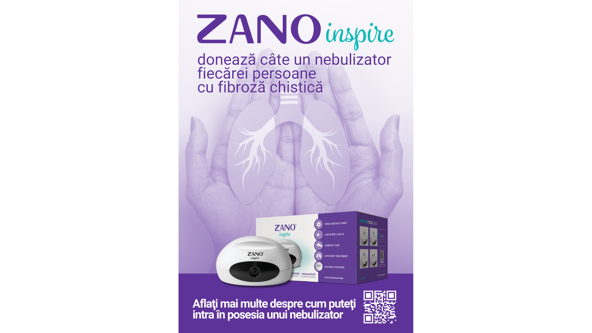 ZANO dăruiește inhalatoare pacienților cu fibroză chistică (mucoviscidoza) - HotNews.ro