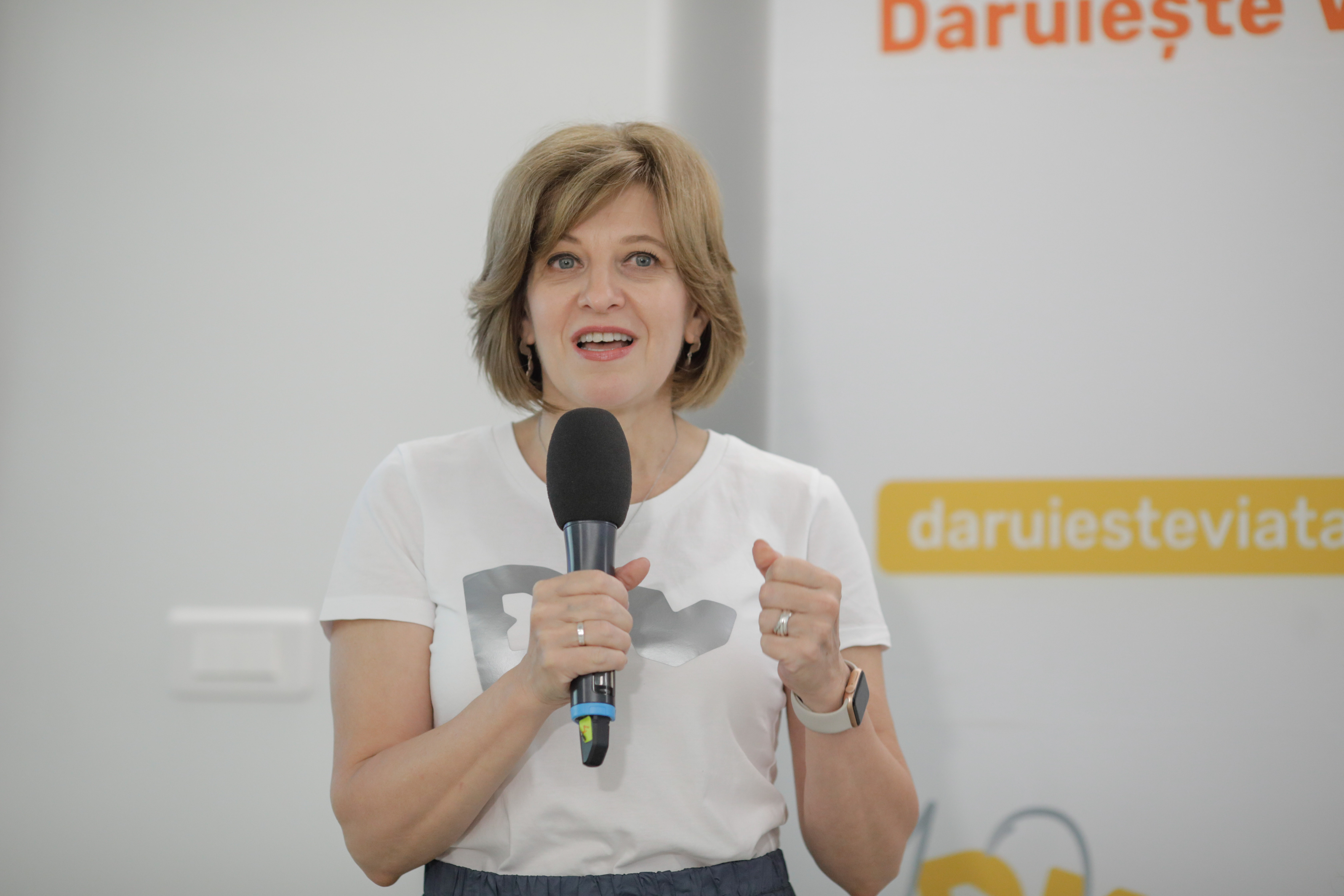 Oana Gheorghiu, co-fondatoare a Asociației Dăruiește Viață, a fost ...