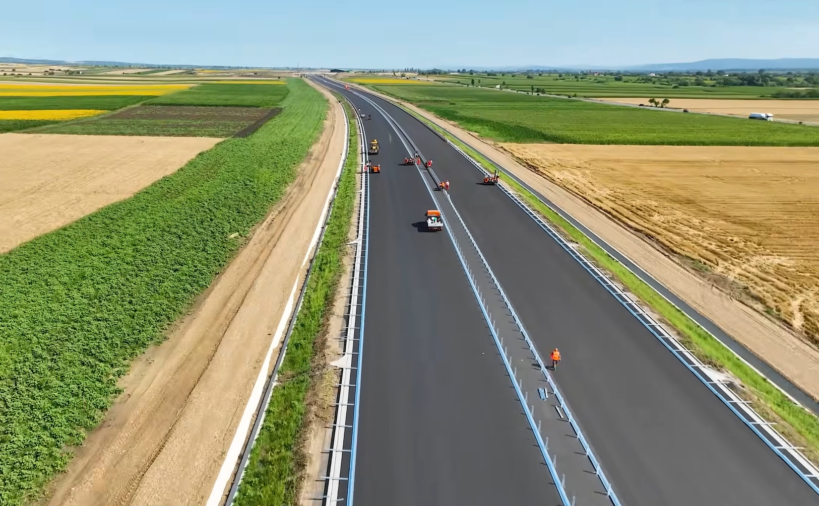 Noul tronson din Autostrada Moldovei, închis temporar la scurt timp de ...