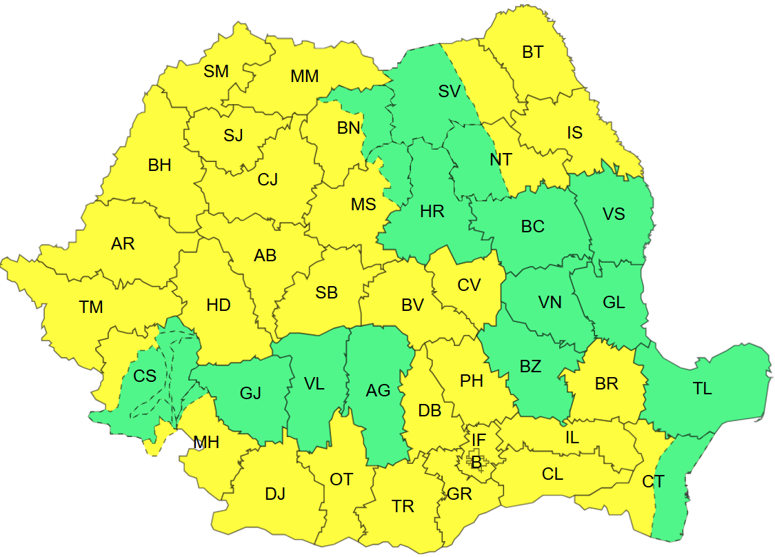 Noi coduri de caniculă emise de ANM pentru joi și vineri. Avertismentul ...