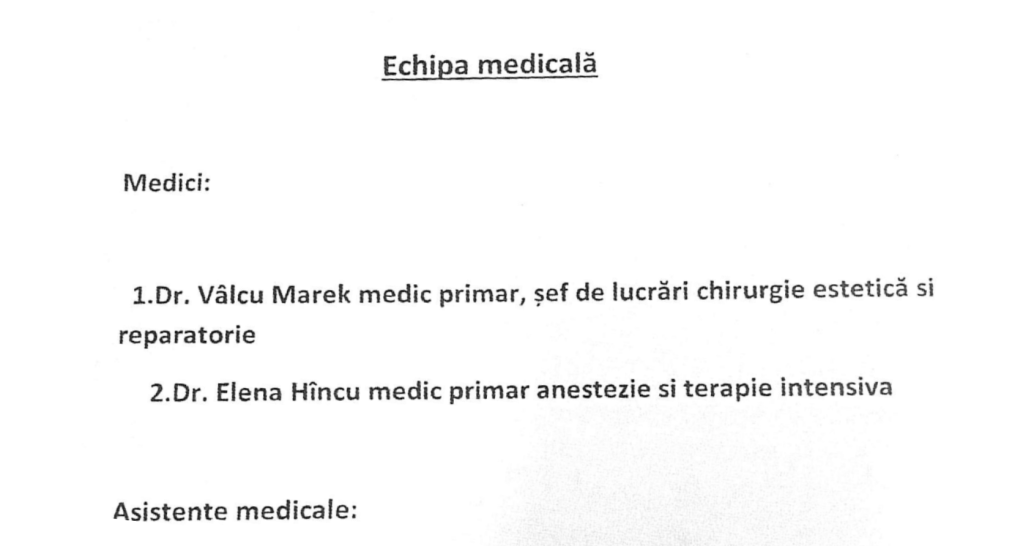 Chirurgul vedetelor Marek Vâlcu face operații ORL, fără specialitate ...