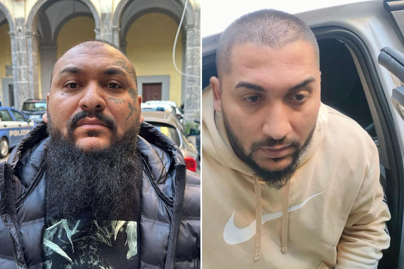 Dani Mocanu și fratele său, arestați în Napoli. Ei erau dați în ...
