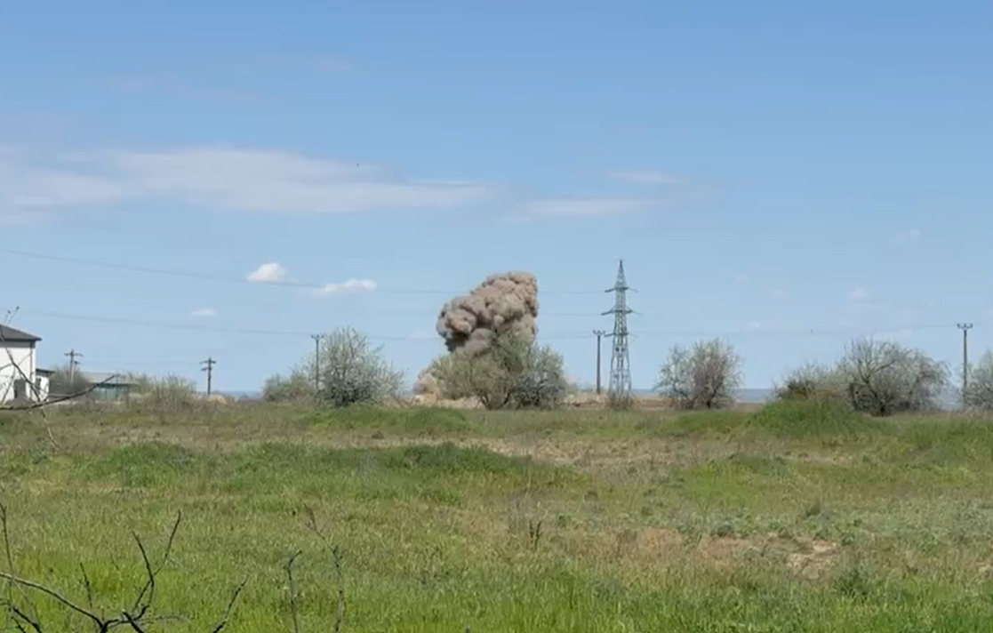 VIDEO Momentul când drona rusească cu explozibil căzută la Galați este ...