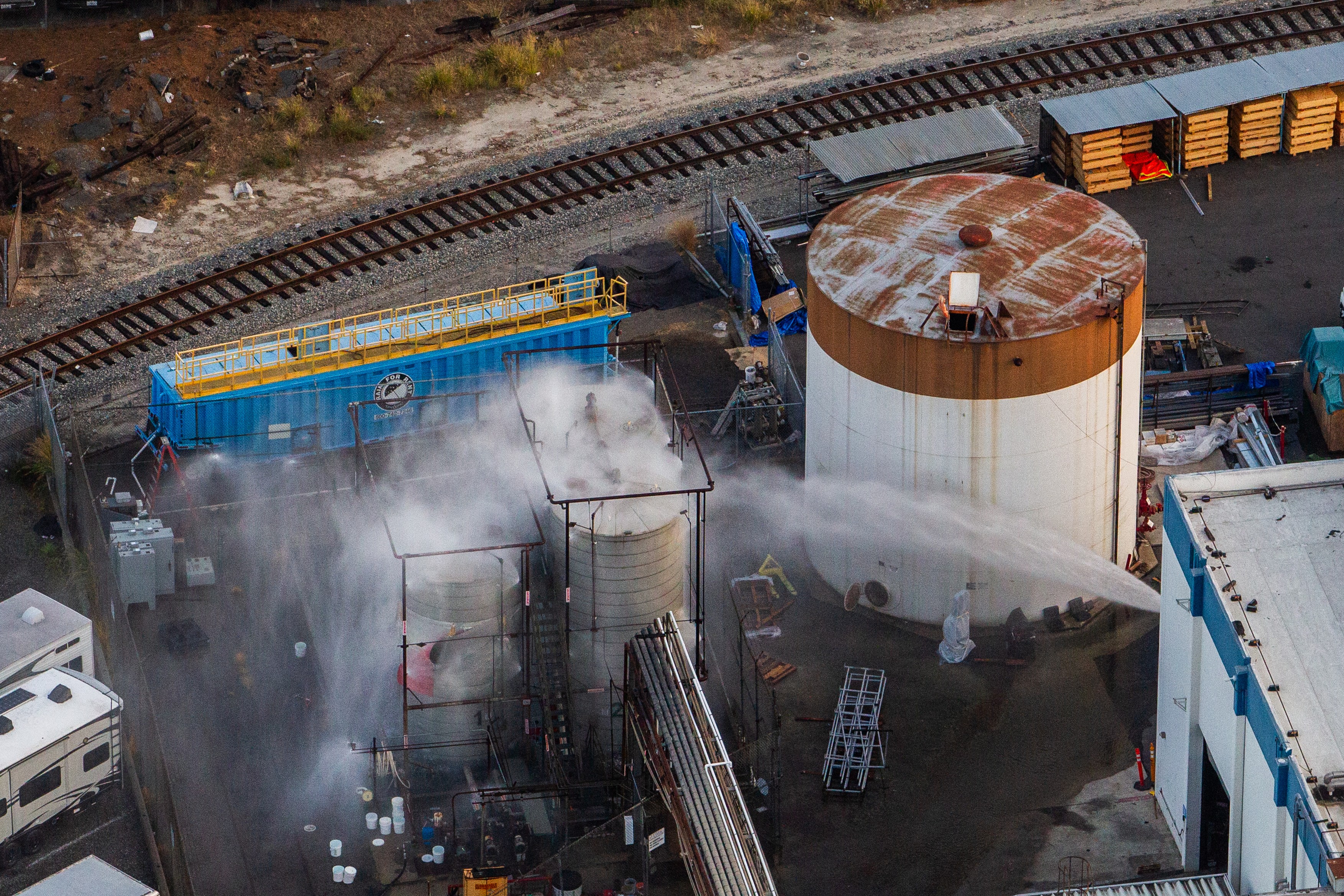 Alertă în California din cauza rezervorului chimic