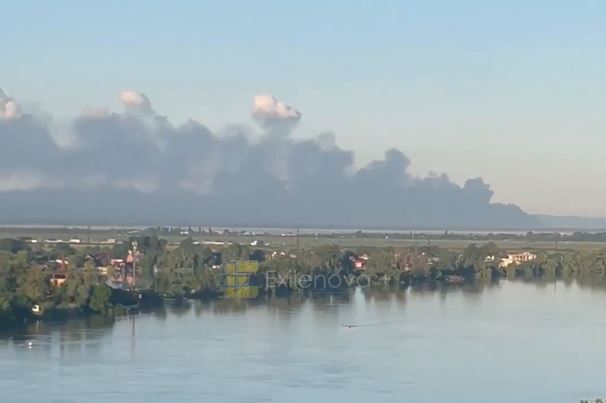 VIDEO Nor uriaș de fum în regiunea rusă Krasnodar după ce ucrainenii au ...